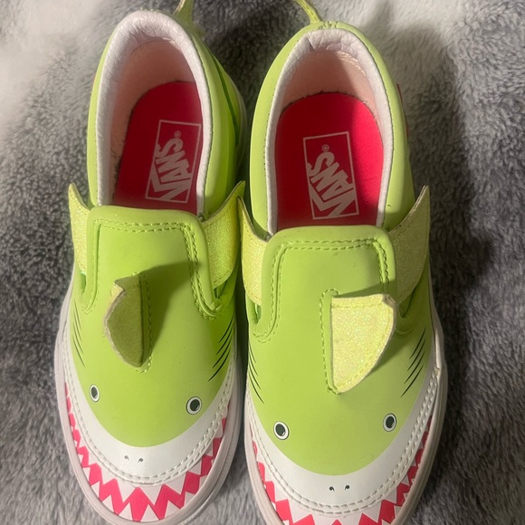 Vans | Shoes | Vans Kids Green Shark Shoes | Poshmark
